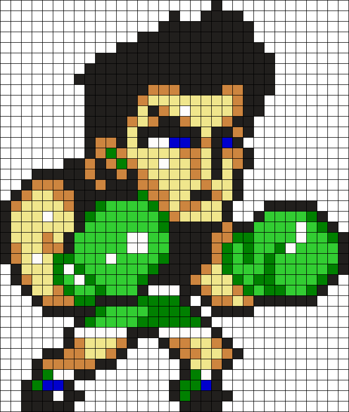 Little Mac Perler Bead Pattern / Bead Sprite - Little Mac Pixel Art ...
