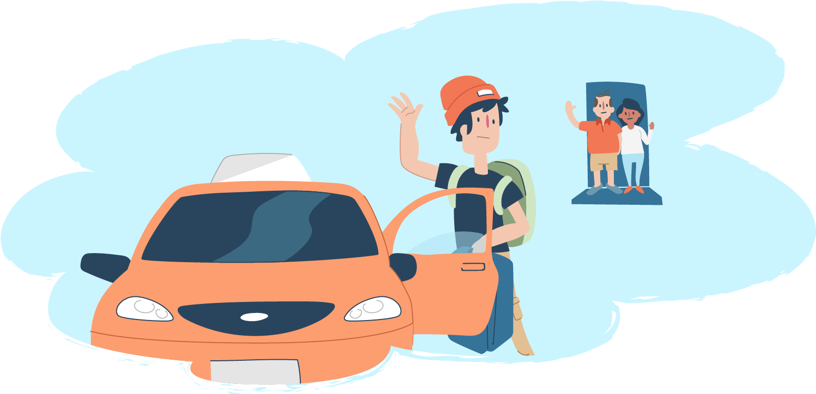 Thinking About Leaving Home - Leave Home Cartoon Clipart - Large Size ...