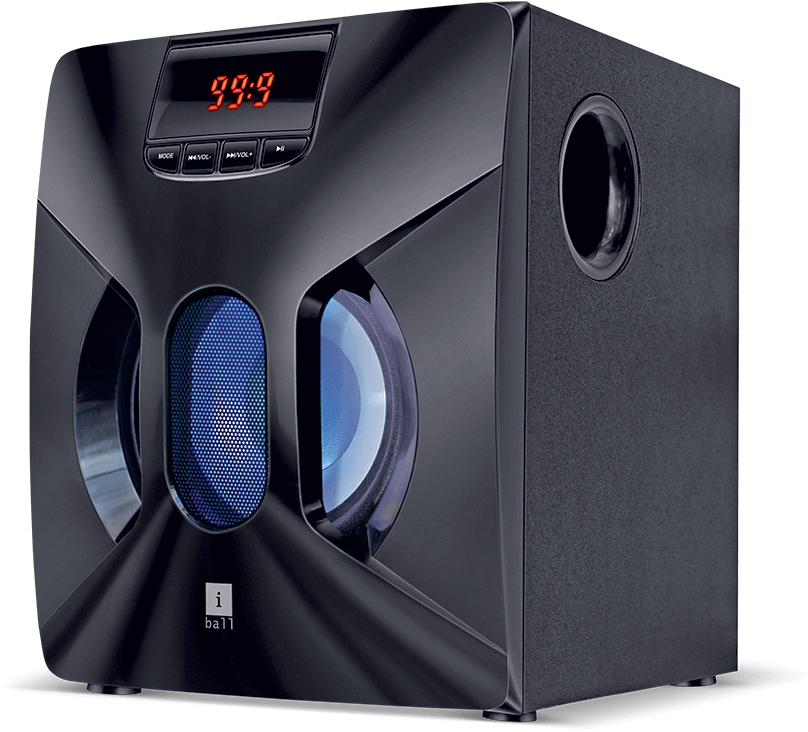 Boombox - Iball Boom Box Bt 5.1 Clipart - Large Size Png Image - PikPng