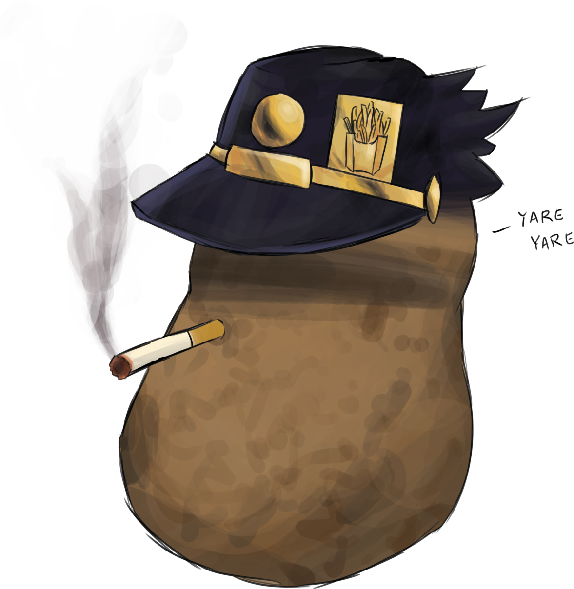 Jotato - Transparent Jotaro Hat Clipart - Large Size Png Image - PikPng