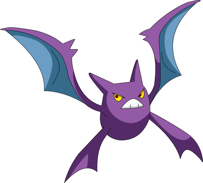 15,906,000 Exp - Golbat Crobat Pokemon Zubat Clipart - Large Size Png ...