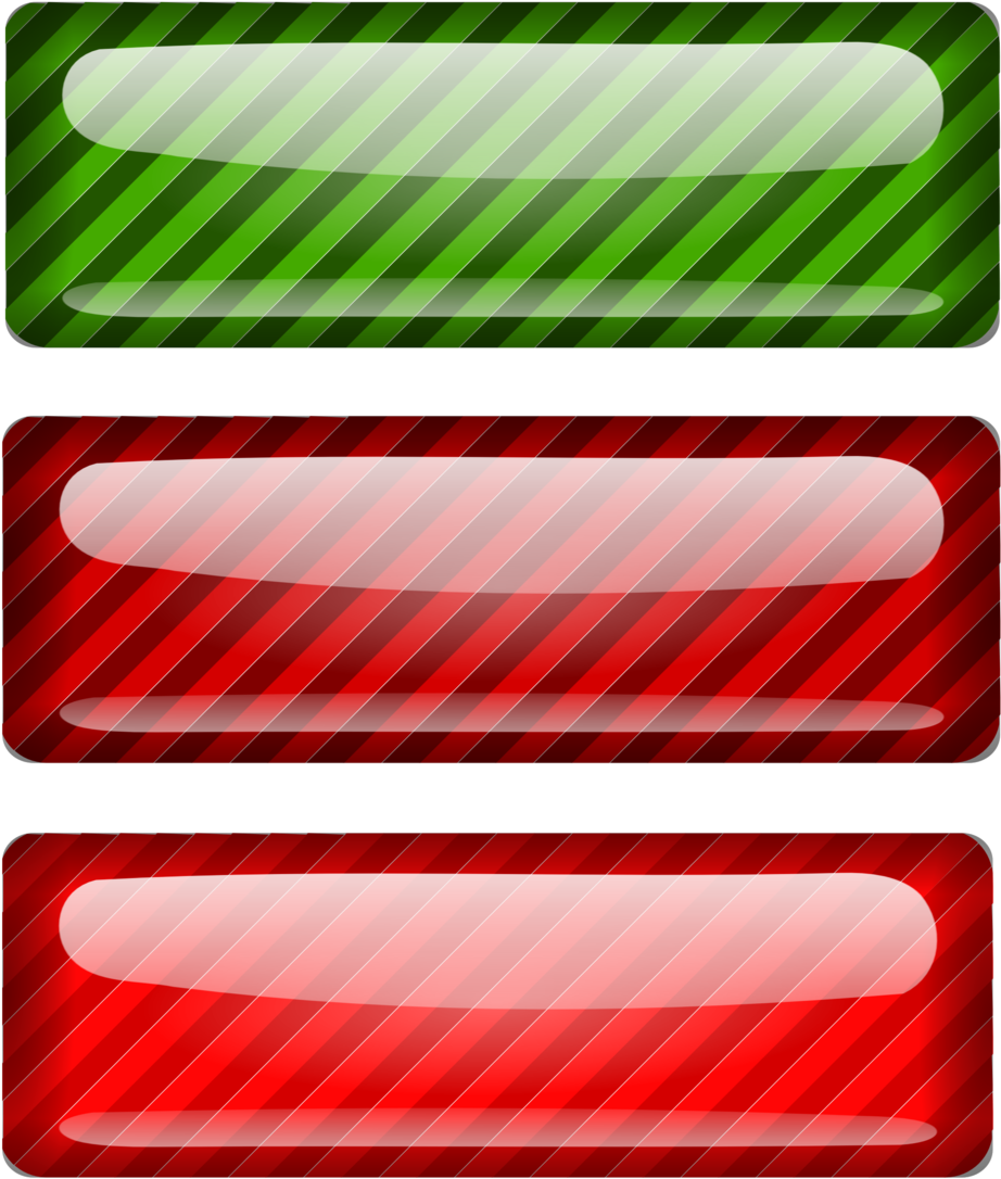 Illustration Of Colorful Blank Buttons - Icon Glossy Button Png Clipart ...