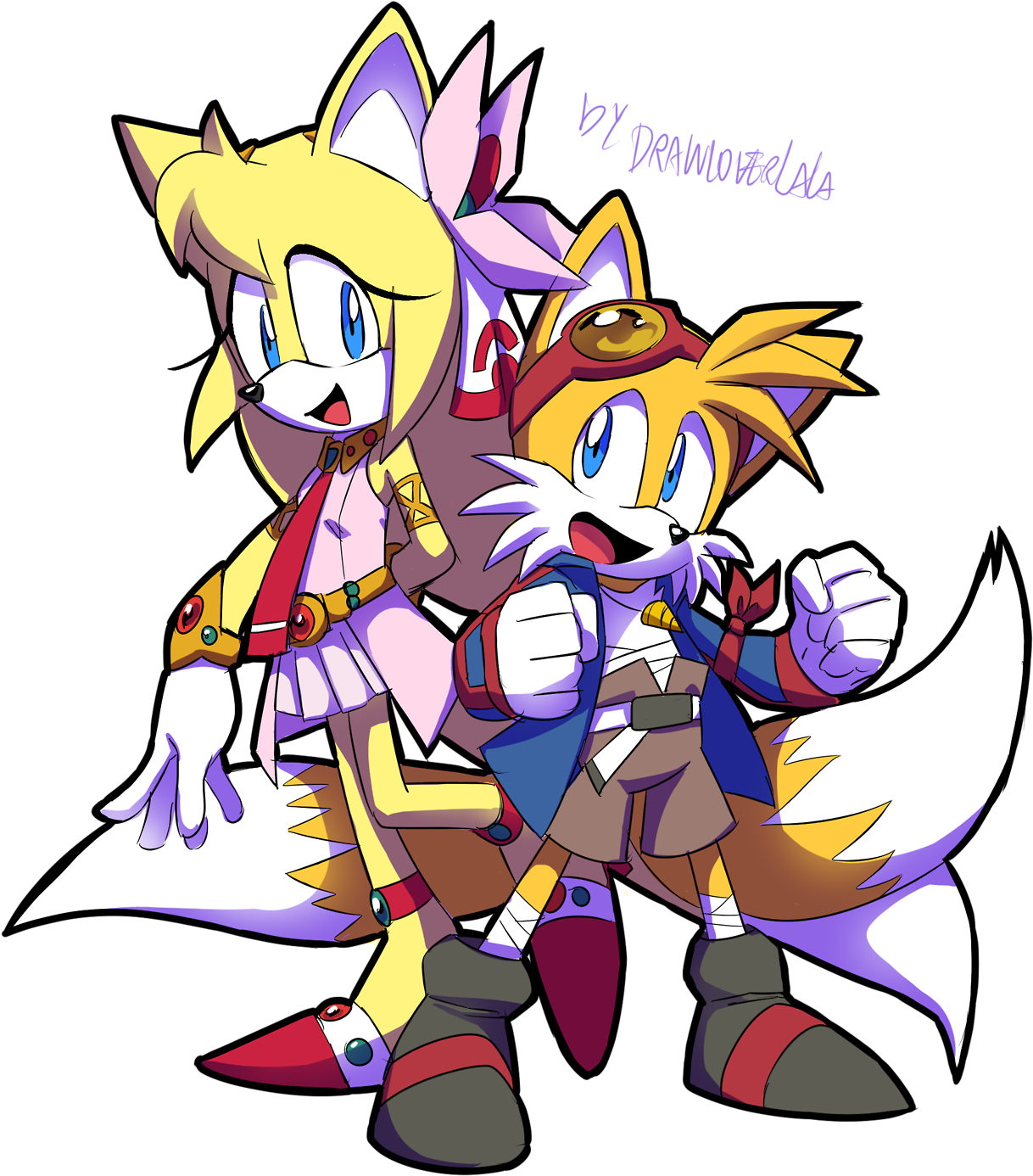 Tails Y Zoey Clipart - Large Size Png Image - PikPng
