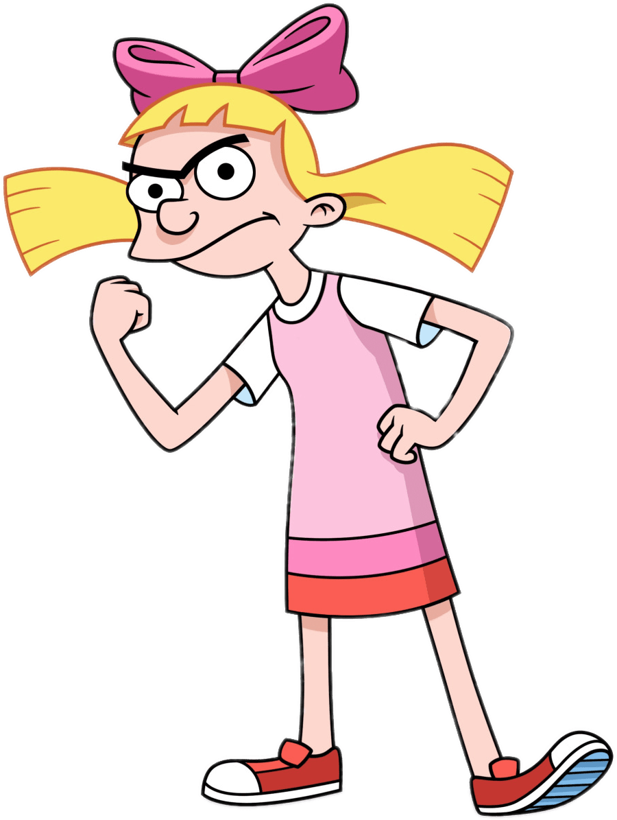 Hey Arnold Helga Helga From Hey Arnold Clipart Large Size Png Image