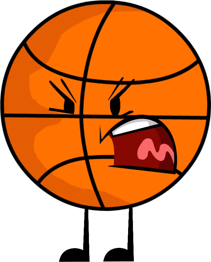 Basketball Heart Clipart - Bfdi Basketball - Png Download - Large Size ...