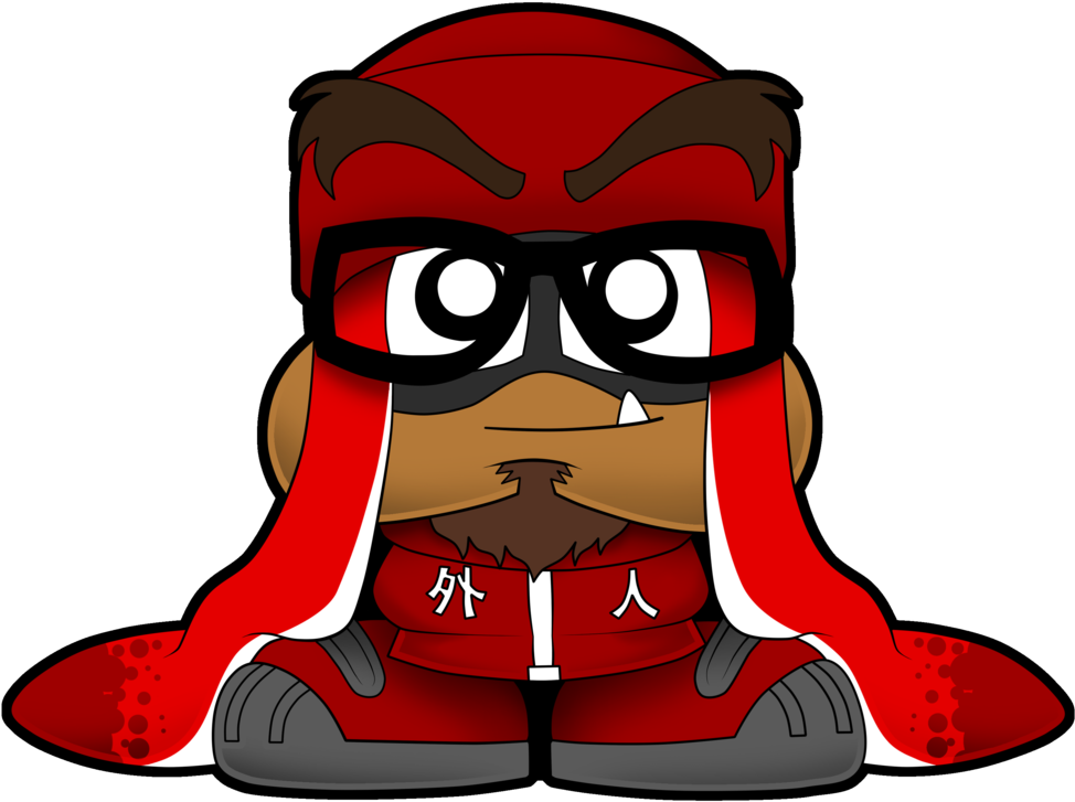 Gaijin Goombah Inkling - Cartoon Clipart - Large Size Png Image - PikPng