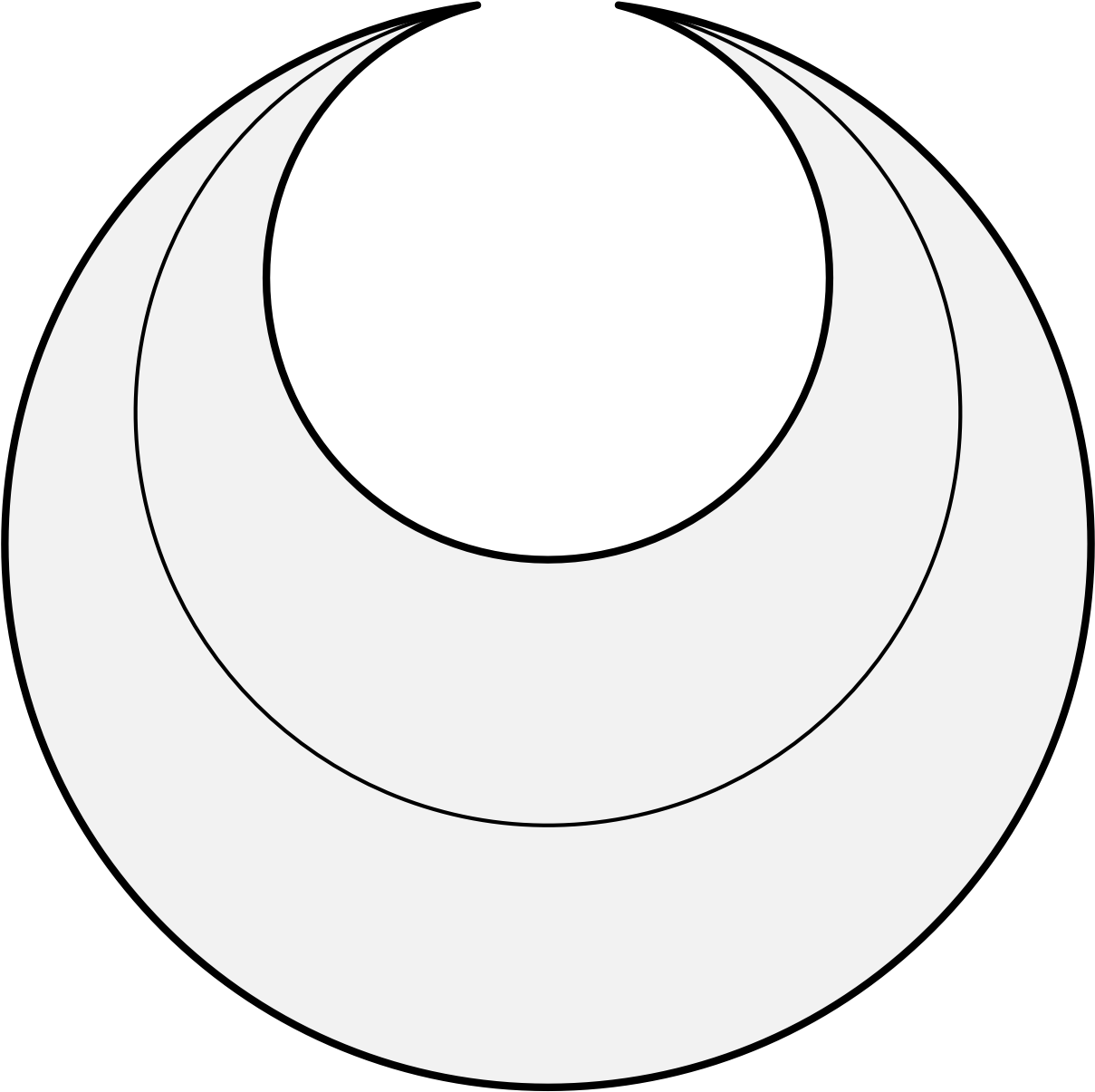 Crescent - Circle Clipart - Large Size Png Image - PikPng