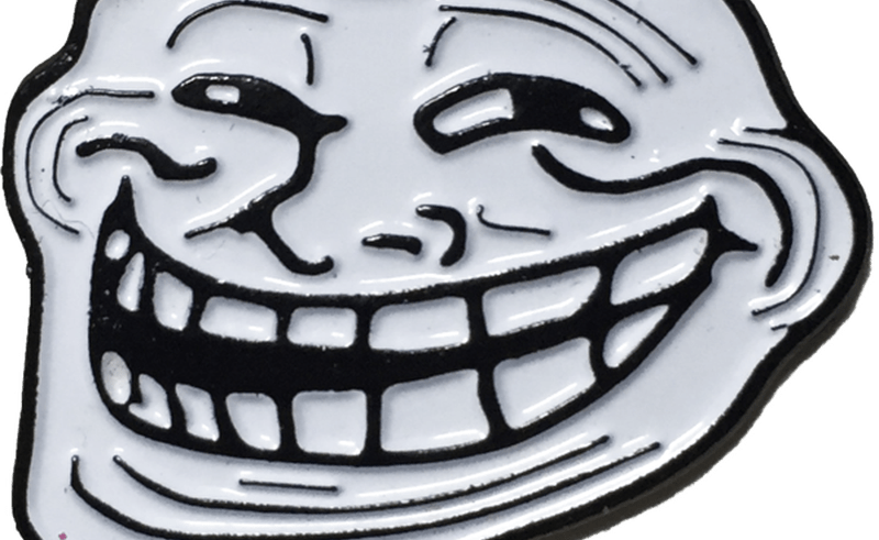 Trollface Pin Coleslaw Co Clipart - Large Size Png Image - PikPng