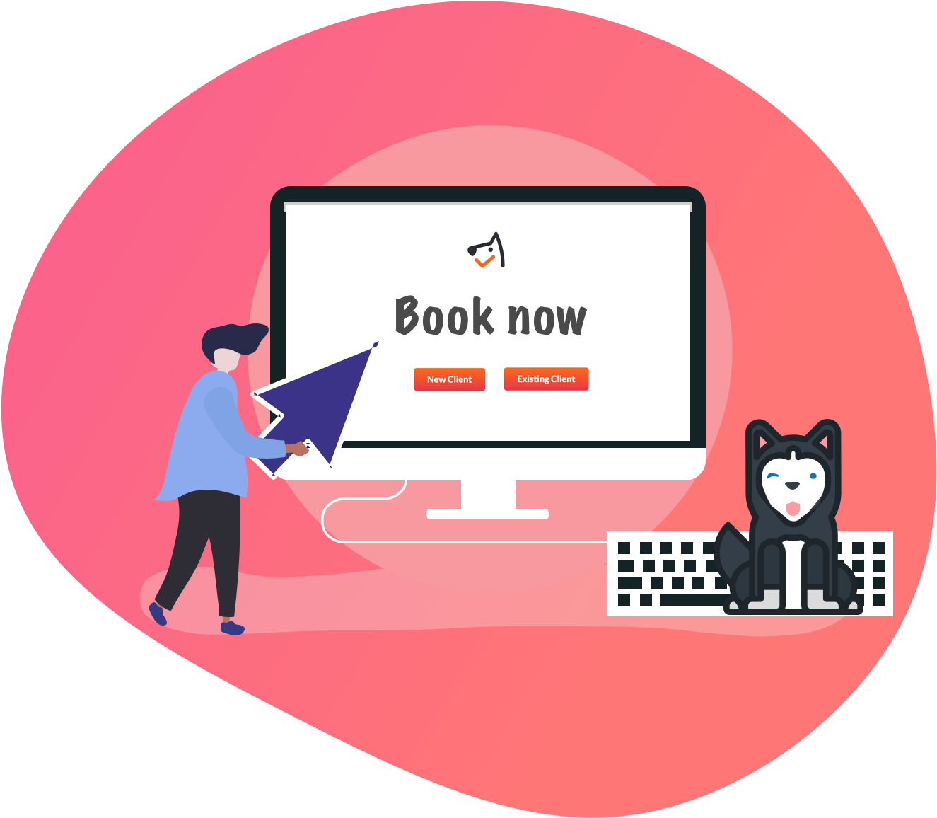 Online Booking - Cartoon Clipart - Large Size Png Image - PikPng