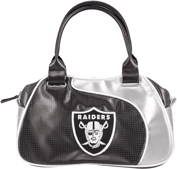Oakland Raiders Nfl Perfect Bowler Purse Womens Handbag - Oakland ...