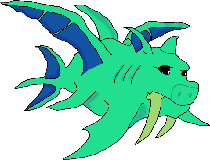 Duke Fishron Drawing - Terraria How To Draw Duke Fishron Clipart ...