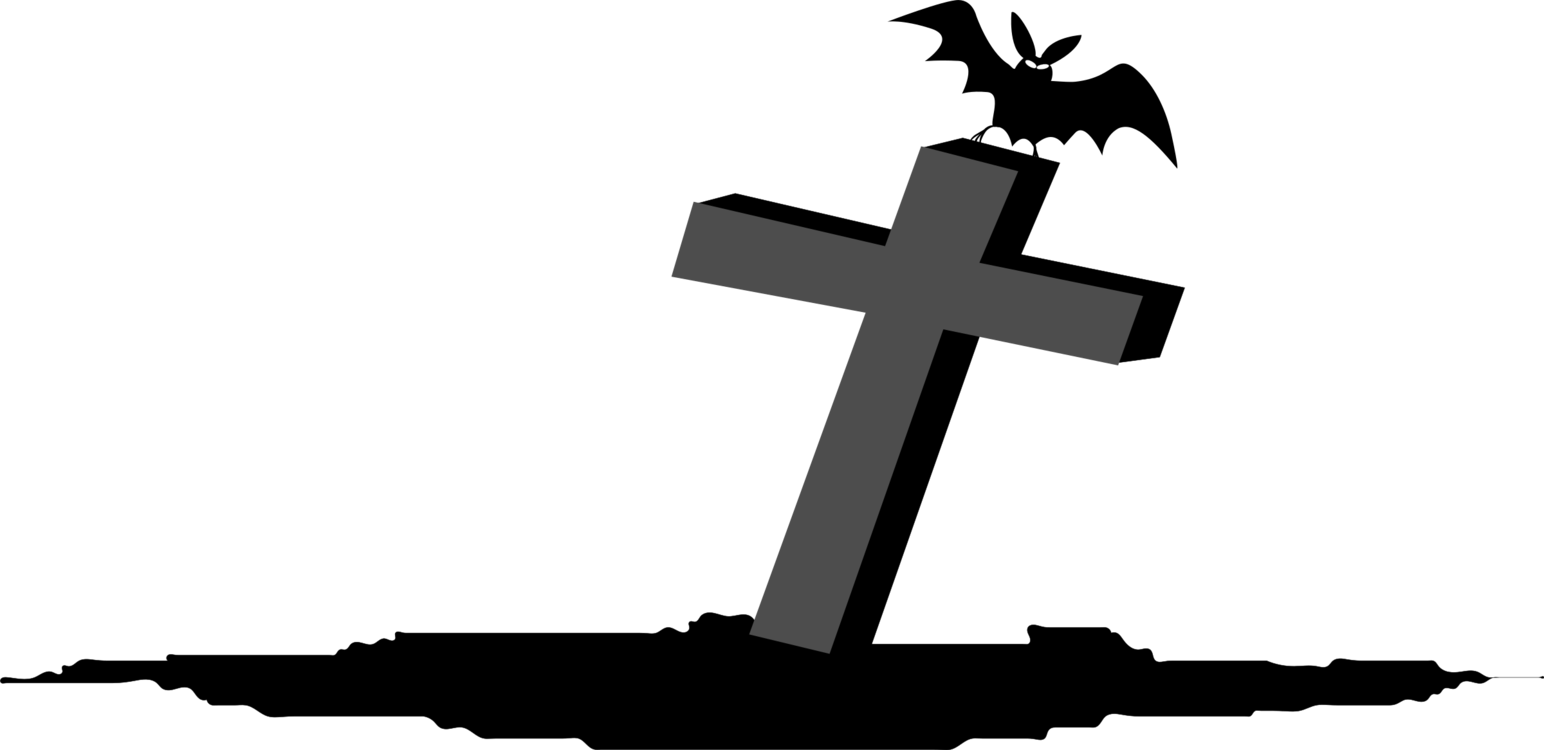 Halloween Cemetery Headstone Jack O' Lantern Grave - Halloween Cross ...