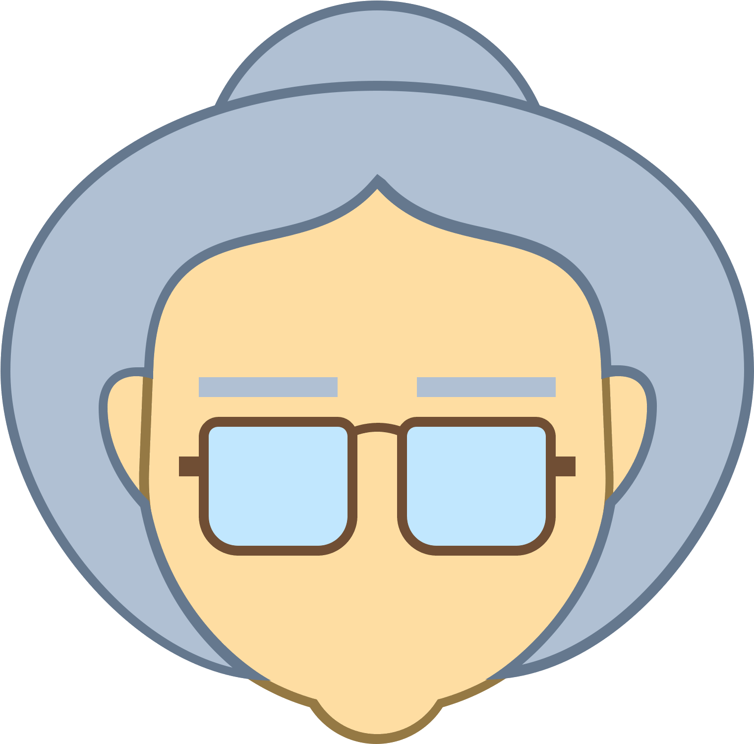 Old Lady Icon - Icon Clipart - Large Size Png Image - PikPng