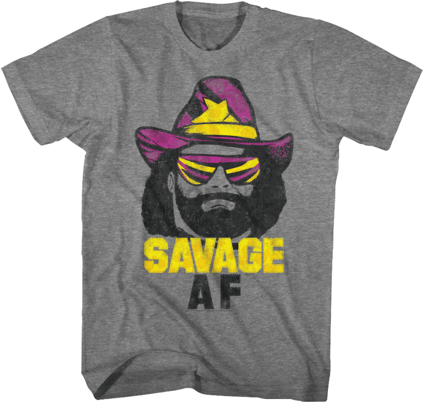 Download Free Png Savage Af Macho Man T Png Image With Transparent - T ...