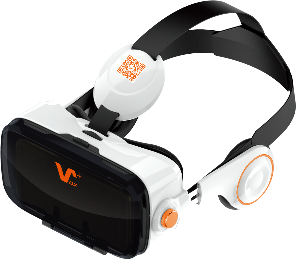 Vox Vr Be Headset - Vr Headset White Clipart - Large Size Png Image ...