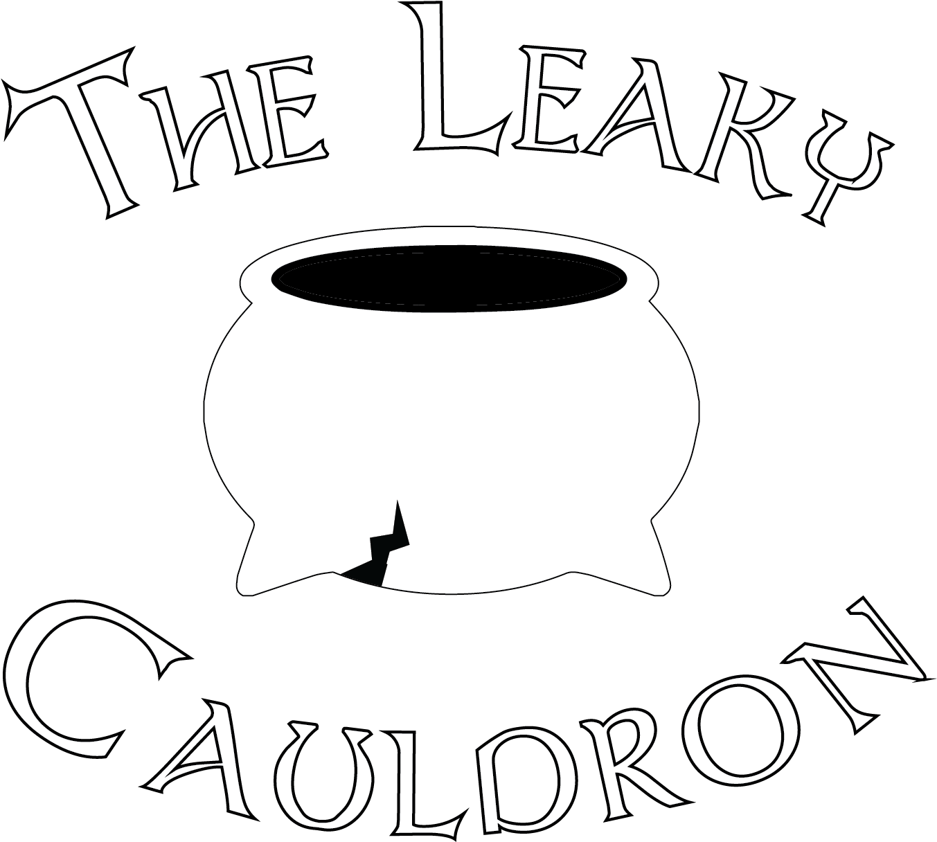 Leaky Cauldron Logo Clipart - Large Size Png Image - PikPng