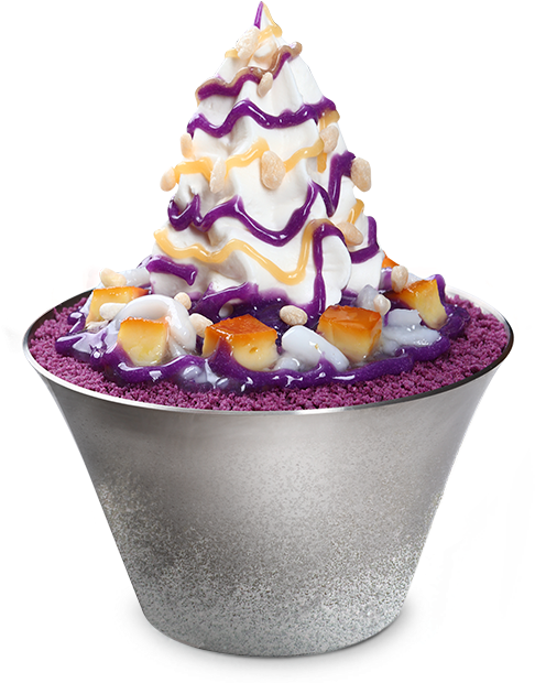 Bingsu Ube Macapuno - Bon Chon Ice Cream Clipart - Large Size Png Image ...