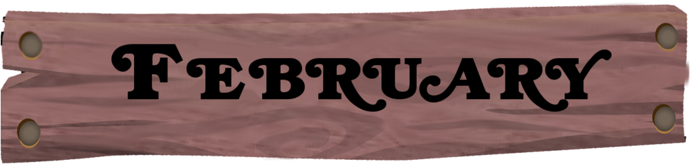 Feb - Banner Clipart - Large Size Png Image - PikPng