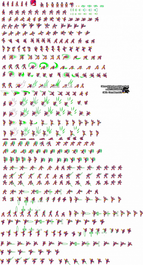 Download Share This Post - Megaman Zero Sprites Clipart Png Download ...