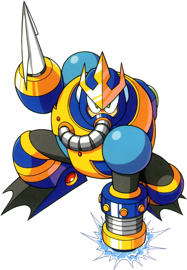 Topman - Mega Man Wave Man Clipart - Large Size Png Image - PikPng