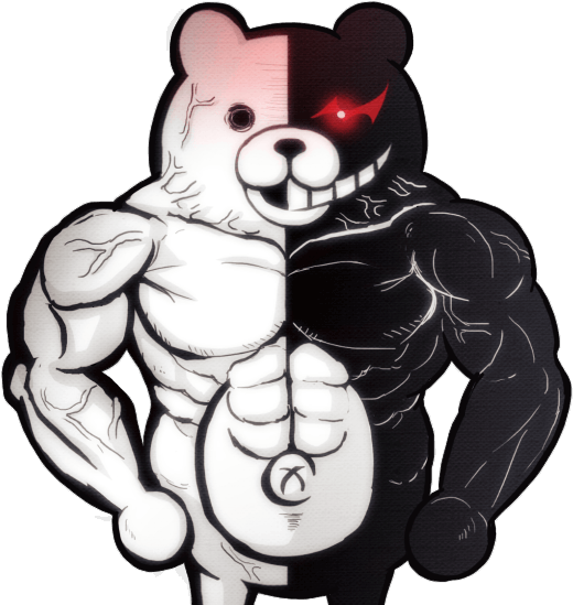 16 - Buff Monokuma Clipart - Large Size Png Image - PikPng