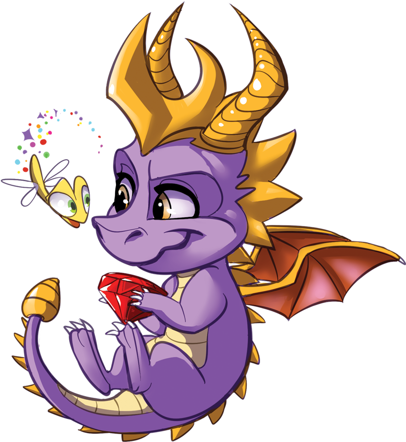 Spyro Keychain , Png Download Clipart - Large Size Png Image - PikPng
