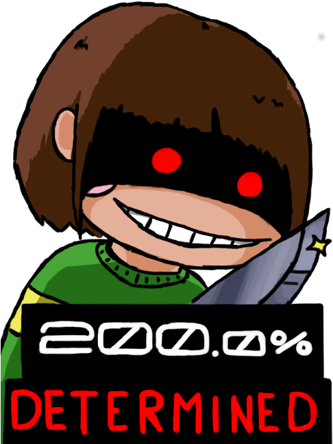 Png - Chara Undertale Funny Face Clipart - Large Size Png Image - PikPng