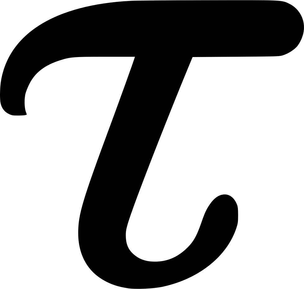 Png Black And White Tau Greek Letter Svg Png Icon Download - Greek ...