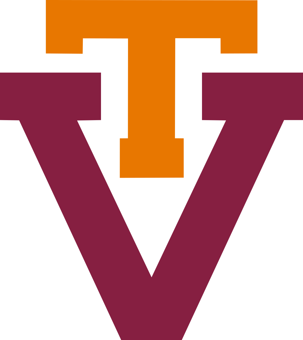 Virginia Tech Sports Logo Clipart - Large Size Png Image - PikPng