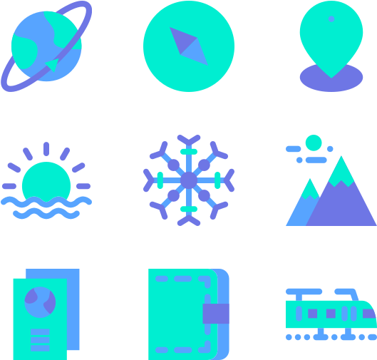 Travel - Circle Clipart - Large Size Png Image - PikPng