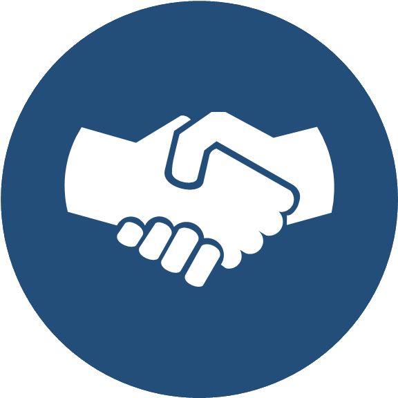 Handshake - Handshake Circle Icon Png Clipart - Large Size Png Image ...