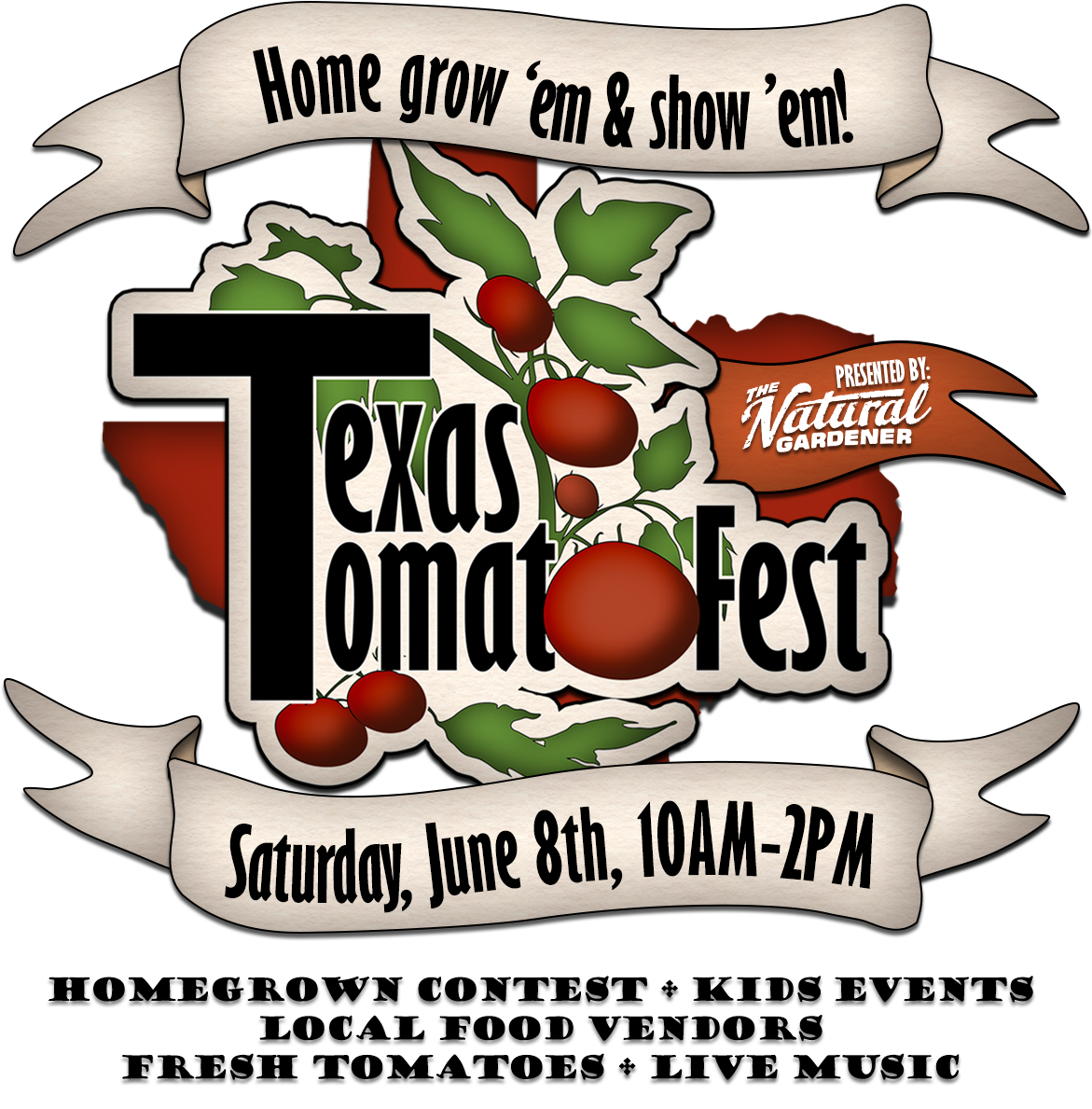 Texas Tomatofest Will Take Place 10am-2pm, Saturday, Clipart - Large ...