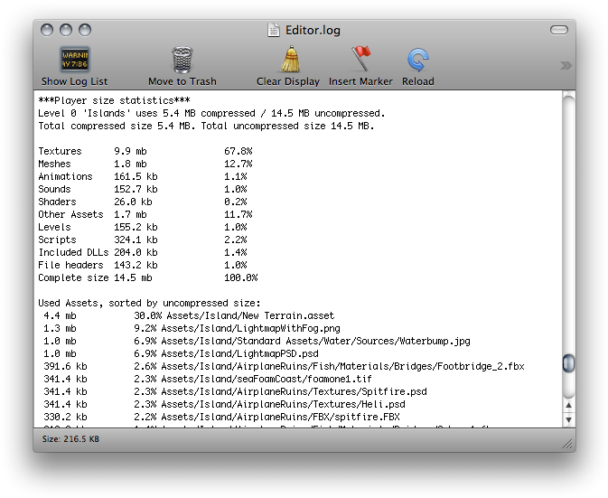 The Editor Log Just After A Build - Unity Editor Log Clipart - Large ...