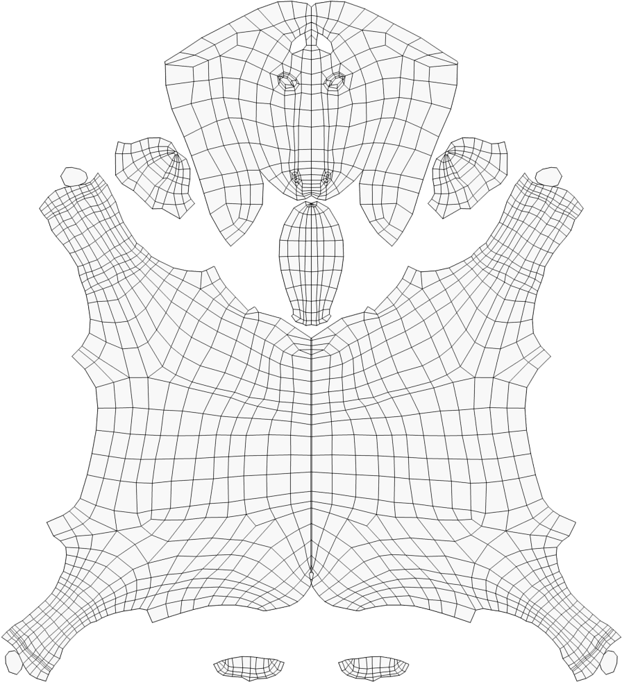 Med-poly Horse Base Mesh - Sketch Clipart - Large Size Png Image - PikPng