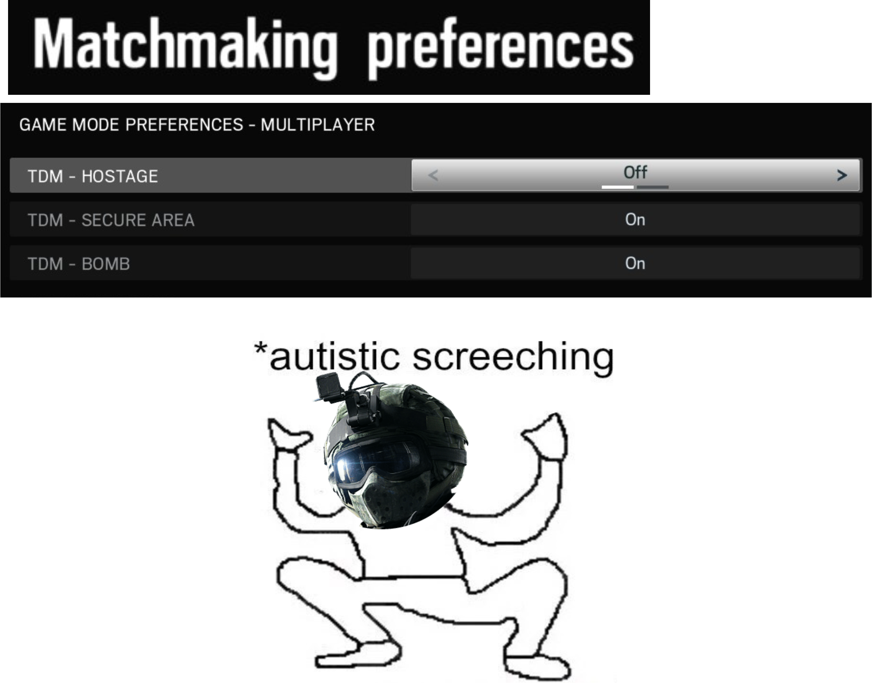 Shittyrainbow6 - Rainbow Six Siege Meme Autistic Clipart - Large Size ...