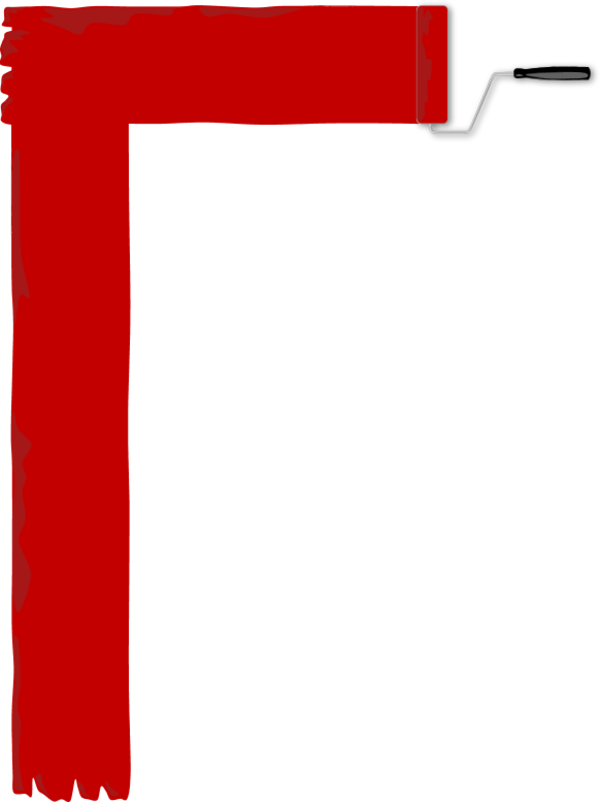 Paint - Paint Roller Border And Banner Clipart - Large Size Png Image ...