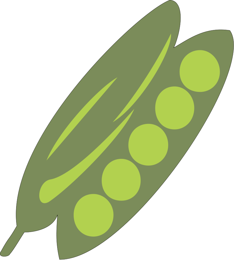 Vector Png Vegetable - Peas In A Pod Clipart Png Transparent Png ...
