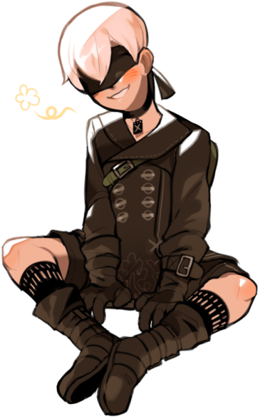 Nier Automata 9s Humanoid Yey - Cartoon Clipart - Large Size Png Image ...