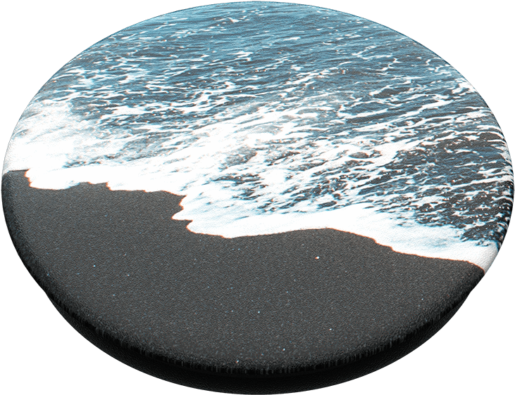 Black Sand Beach, Popsockets - Circle Clipart - Large Size Png Image ...