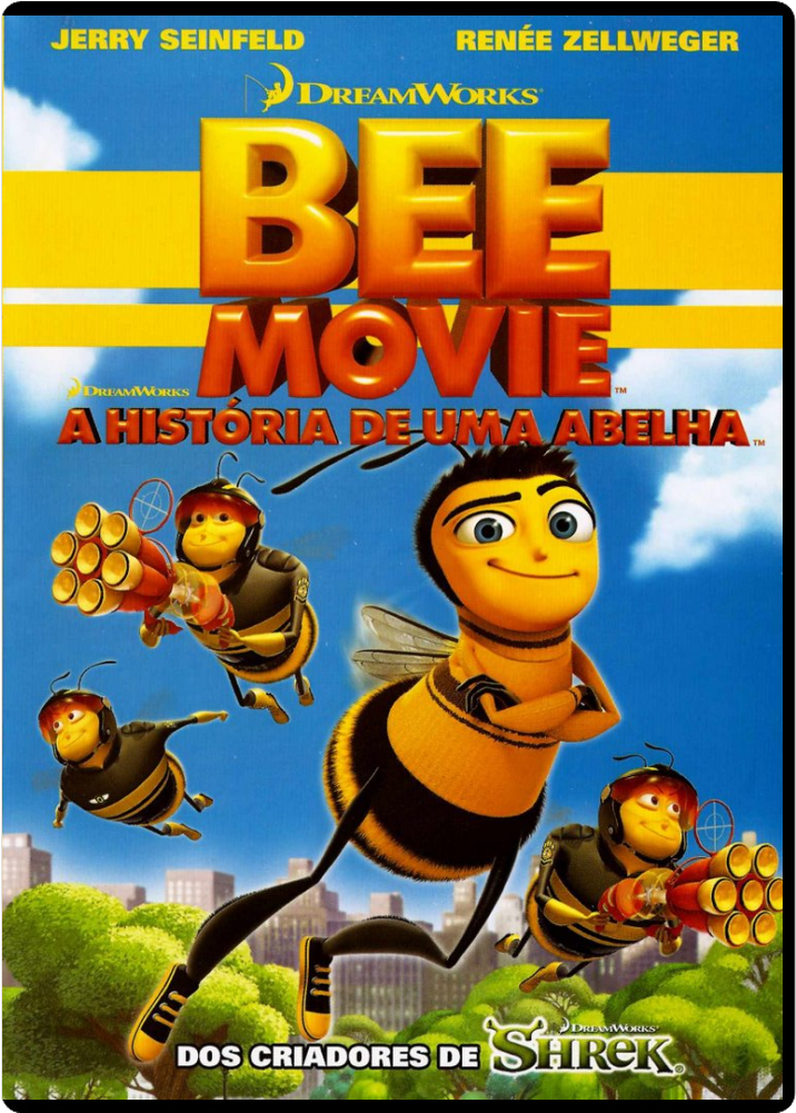 Dvd Bee Movie Clipart - Large Size Png Image - PikPng