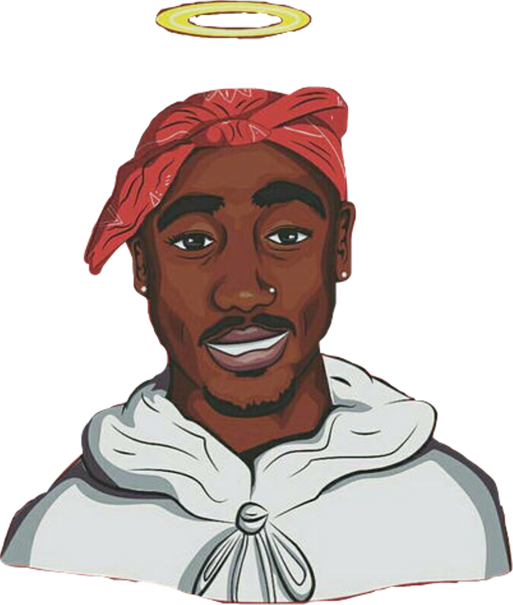 Download #freeedit #tupac #2pac #shakur #freetoedit - Cartoon Tupac Png ...