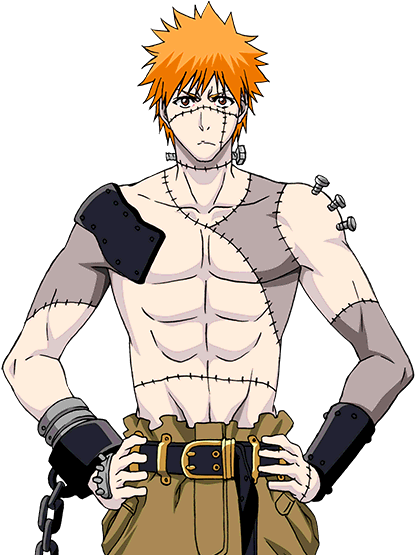 Ichigo Kurosaki - Cartoon Clipart - Large Size Png Image - PikPng