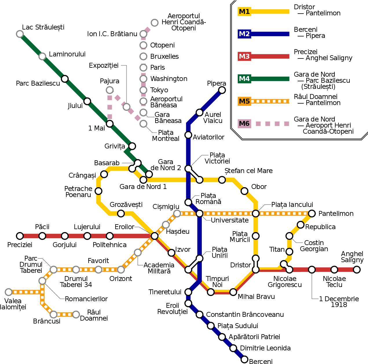 Bucharest Metro Map Svg Clipart - Large Size Png Image - PikPng