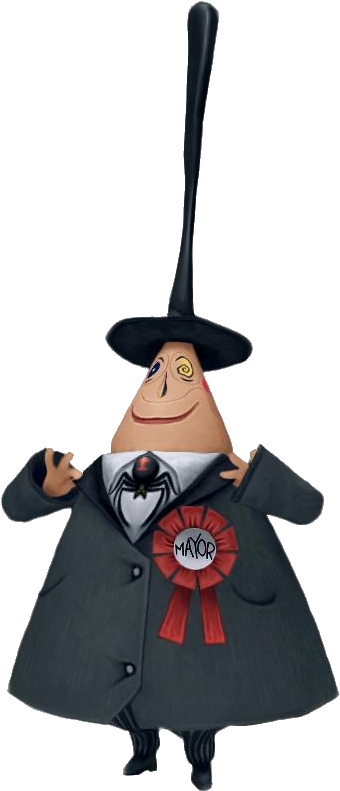 Mayor From Nightmare Before Christmas Clipart - Large Size Png Image ...