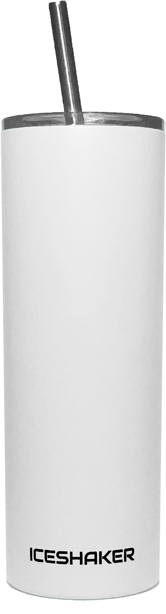 20oz White Skinny Steel Tumbler Stainless Steel Cups Plastic Clipart