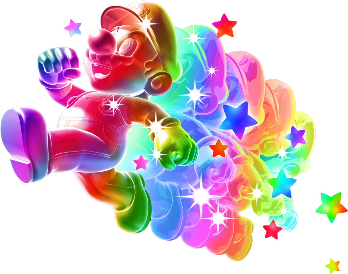 1280 X 1050 1 - Super Mario Galaxy Rainbow Mario Clipart - Large Size ...