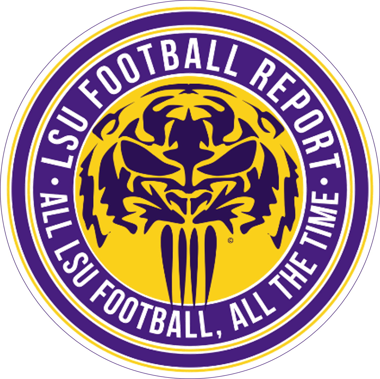 Lsu Tigers Football Clipart - Large Size Png Image - PikPng