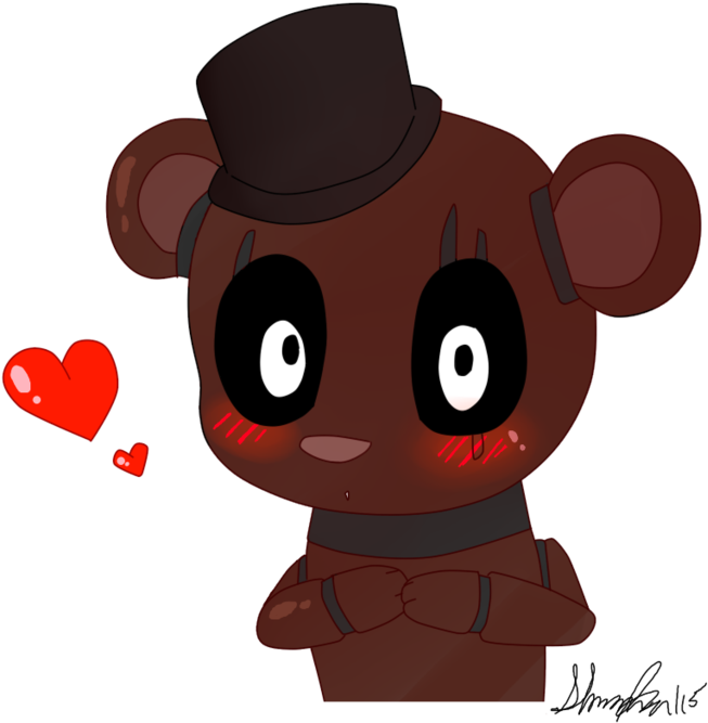 Mini Nightmare Freddy By - Fnaf Nightmare Freddy Meets Freddy Clipart ...