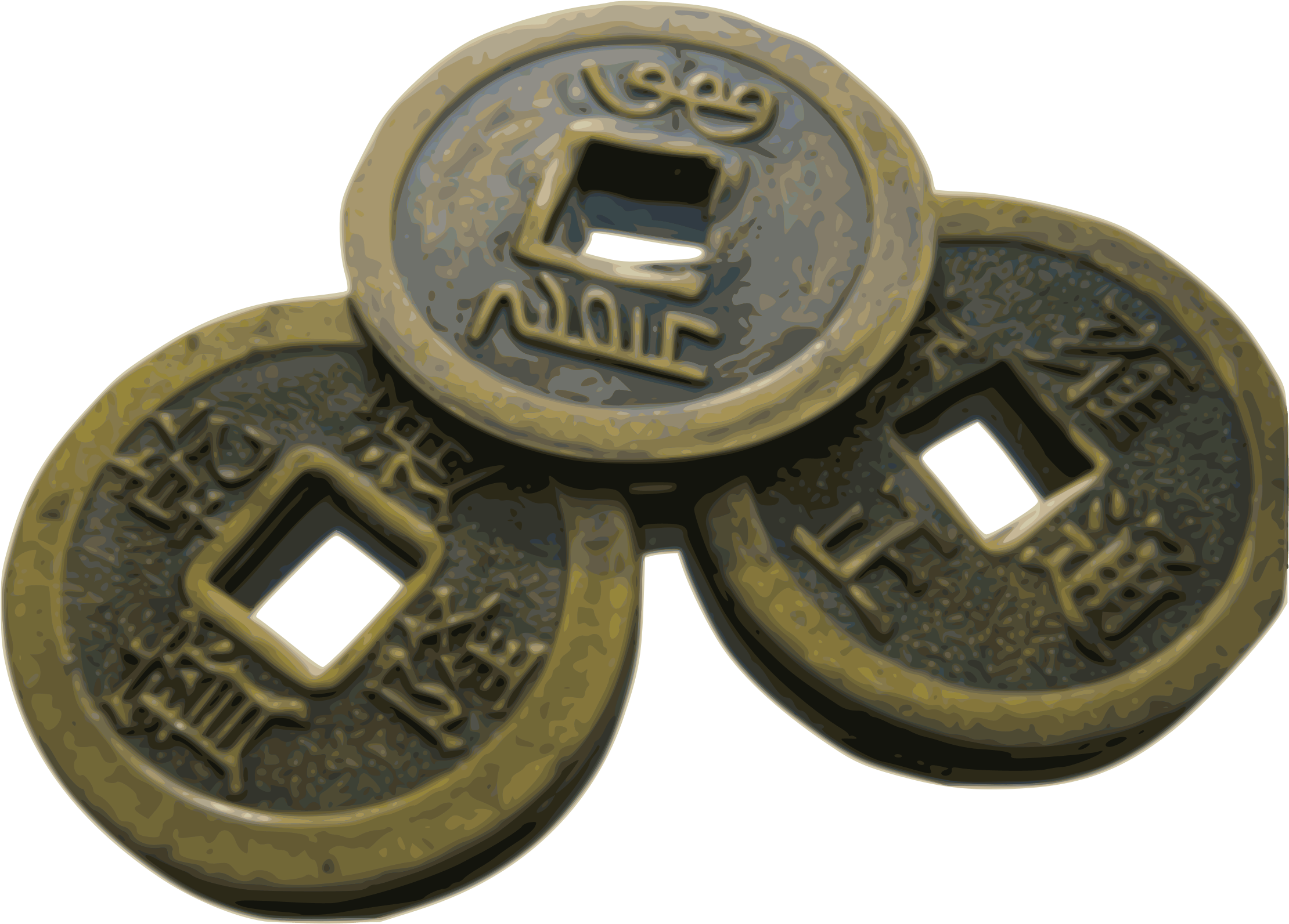 Old Chinese Coins - Old Chinese Coins Png Clipart - Large Size Png ...