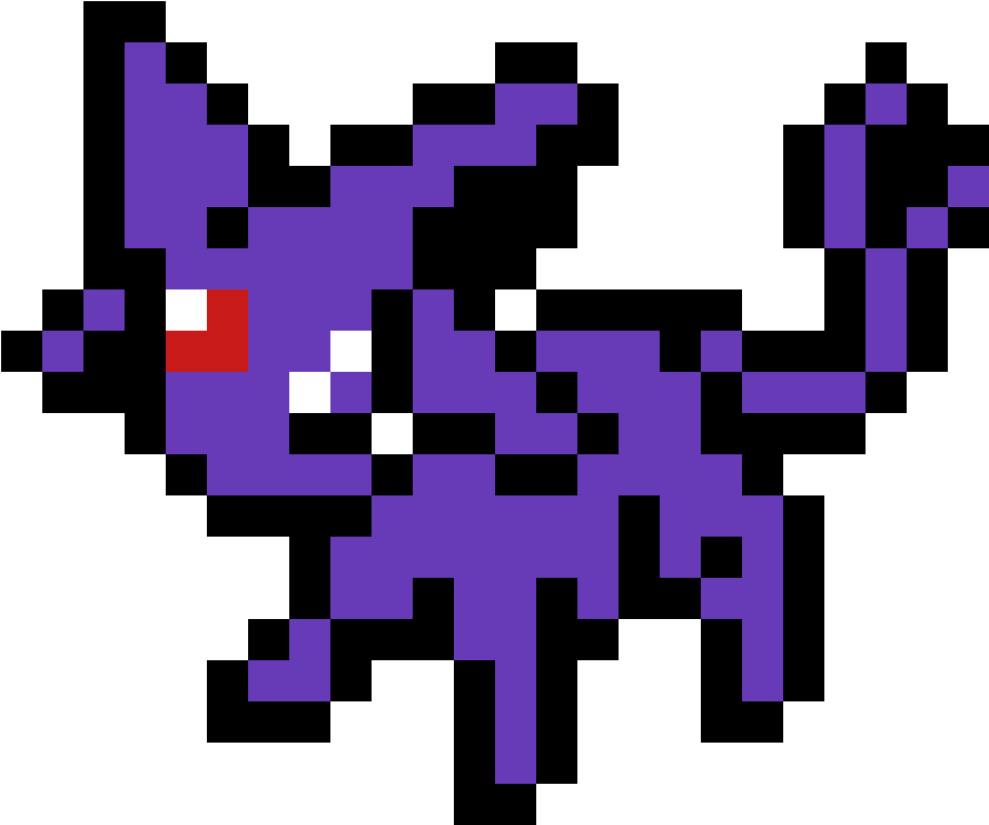 Espeon - Easy Espeon Pixel Art Clipart - Large Size Png Image - PikPng